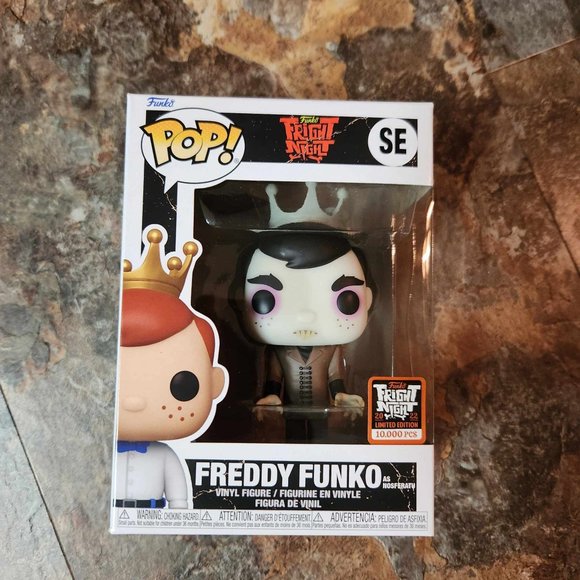 Funko | Toys | Funko Pop Freddy Funko As Nosferatu Fright Night 222 Le ...